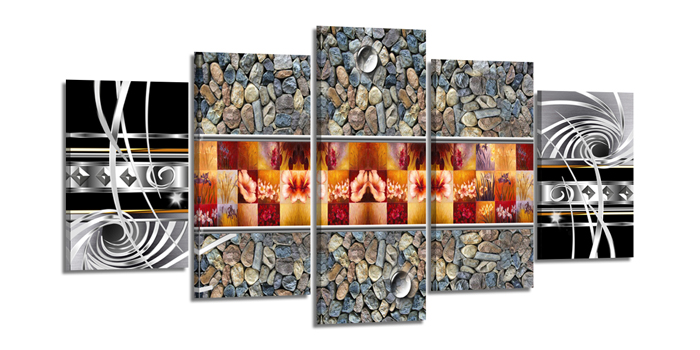 Leinwand Bild fert gerahmt abstrakt 200cm XXL 5 6330